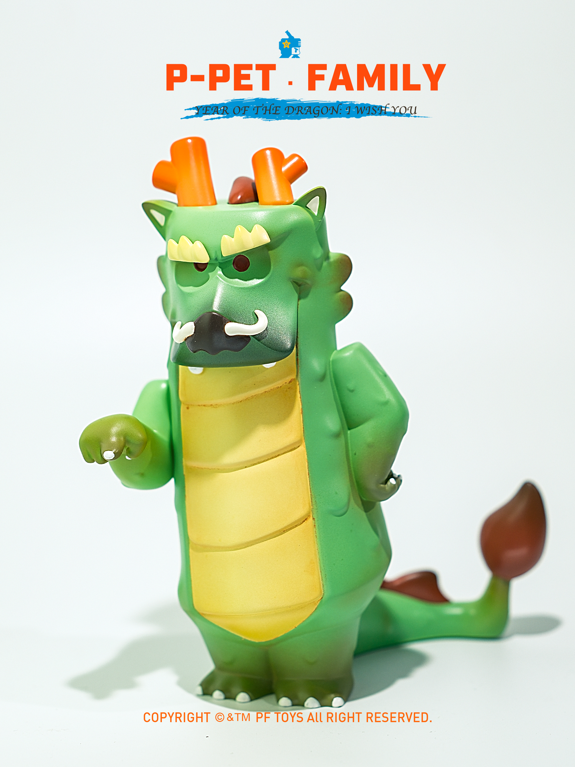 P-PET FAMILY Dragon -- I wish you（good luck） – PF art toys store
